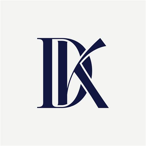 Dk Initials Monogram Concept Logo Design Of Letters D And K 25743282