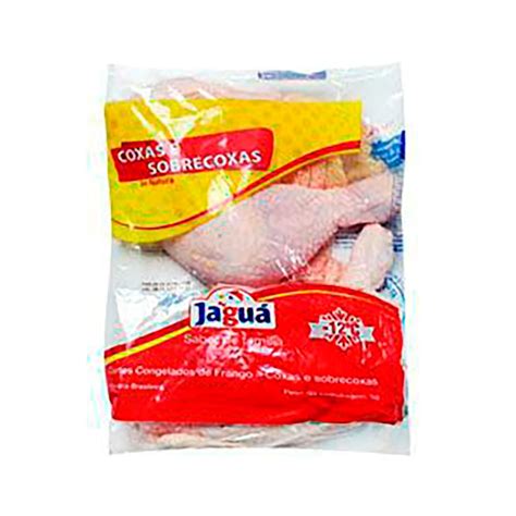 Coxa Com Sobrecoxa Frango Congelado Jaguar Kg Fortali