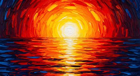 Bright Colorful Abstract Sunrise Textured Background Design Elements