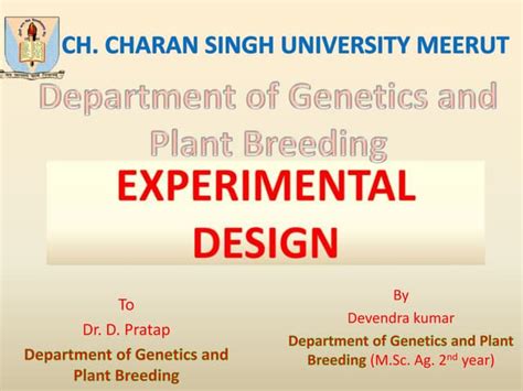Experimental Design Pptx