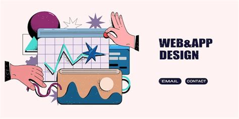 Premium Vector Hands Are Working On Website Or Application Ui Ux Design And Programming Team Work