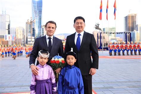 Францын Ерөнхийлөгч Эммануэл Макрон Монгол Улсад хүрэлцэн ирлээ