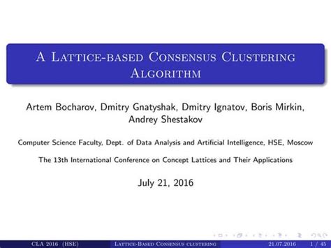 Raps A Recommender Algorithm Based On Pattern Structures Pptx