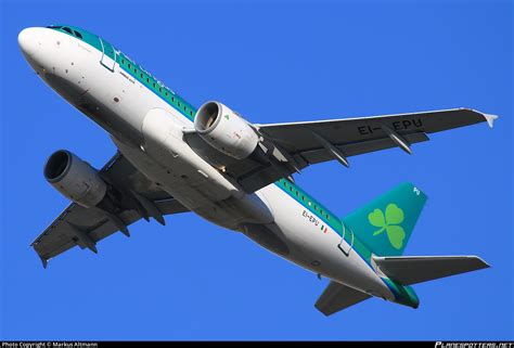 Ei Epu Aer Lingus Airbus A319 111 Photo By Markus Altmann Id 449435