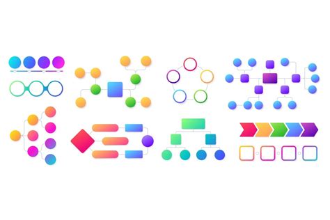 Presentation Flowchart Workflow Parts Graphic By Tartilastock