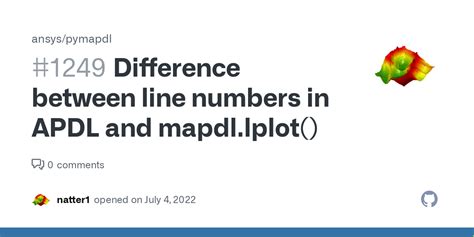 Difference Between Line Numbers In Apdl And Mapdllplot · Issue 1249 · Ansyspymapdl · Github