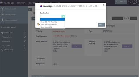 User Guide Docusign Integration User Guide Docusign Integration