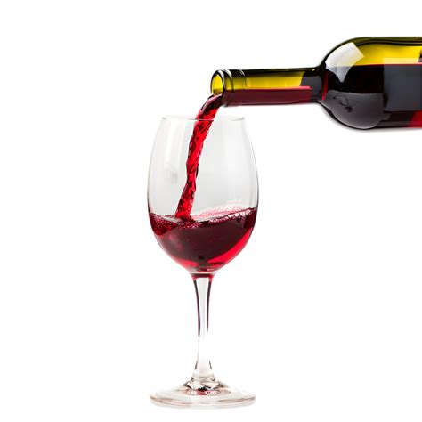 Red Wine Being Poured Into Glass 47135379 Png