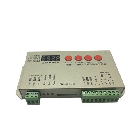 K 1000s Programmable Led Controller With Sd Card 2048 Pixel Manual Switch Led Strip Light