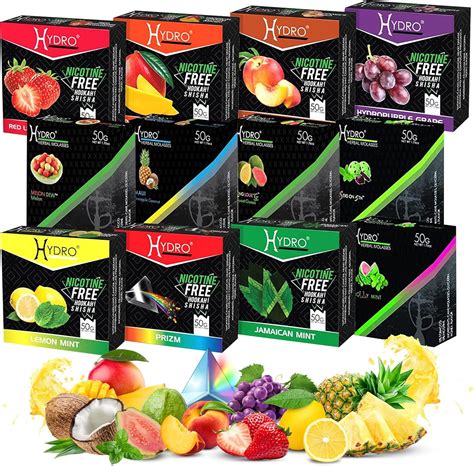 Hydro Hookah Flavors Bundle Tobacco Free And Nicotine Free