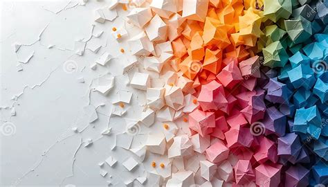 White Paper Cube Texture Overlay Abstract Geometric Background Design 3d Fold Clean Crease White Paper Cube Texture Overlay Abstract Geometric Background Design 3d Fold Clean Crease