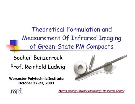 [ppt] Theoretical Formulation And Measurement 0f Infrared Imaging Of Powerpoint Presentation