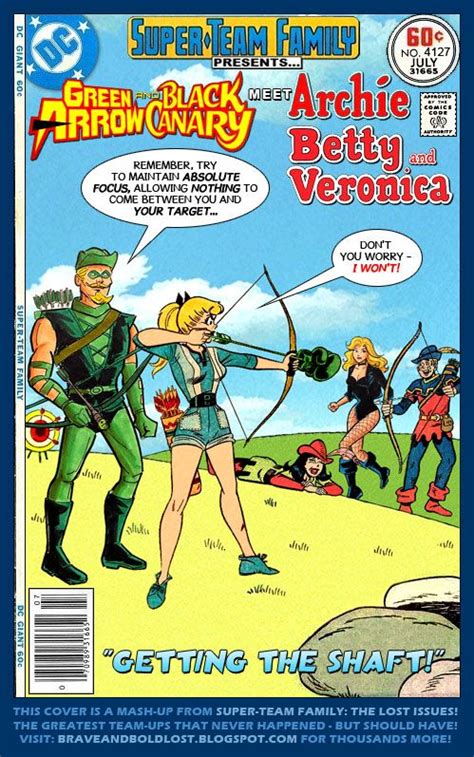 Green Arrow And Black Canary Meet Archie And Betty And Veronica Black