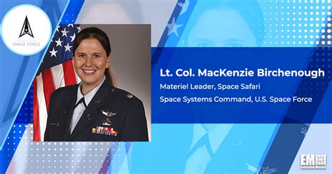 Lt Col Mackenzie Birchenough On Tactically Responsive Space Capabilities