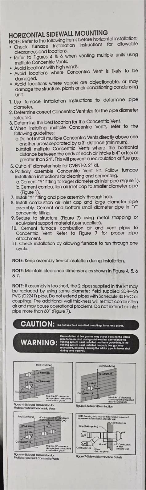 Diversitech Cvent 2 Concentric Vent Concentric Termination Kit Low Price For All