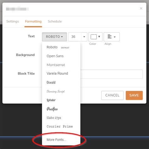 Scheduled Text Audio Alert Weather On Calendars Font Selector Widget