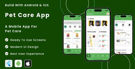 Pet Care App Flutter Mobile App Template Code Market