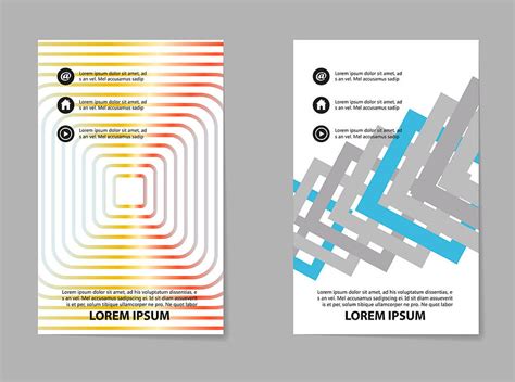 무료 다운로드 템플릿 디자인 레이아웃 브로셔 기하학적 벡터 Ai Eps Uidownload