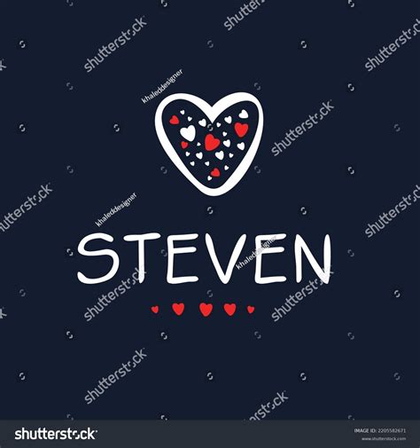 212 Steven Name Images Stock Photos Vectors Shutterstock