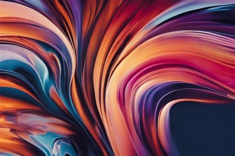 Premium Ai Image Photo Of Flowing Abstract Organic Shapes