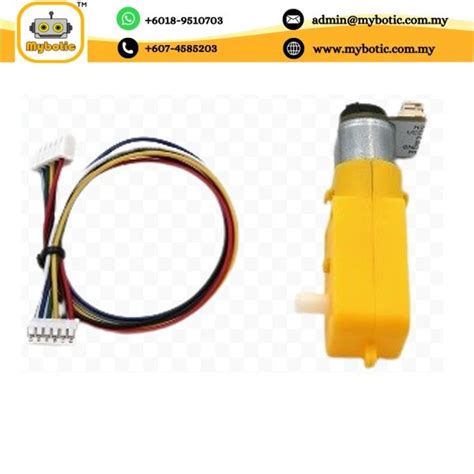 Tt Dc Gear Motor With Encoder Shopee Malaysia