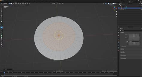 Modeling Loop Cut Inside A Circle Creates Dots Not Nested Circles Blender Stack Exchange