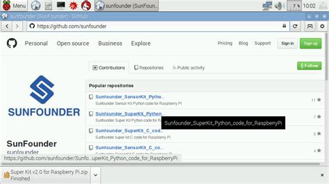 Download The Code — Sunfounder Super Kit V2 For Pi Documentation