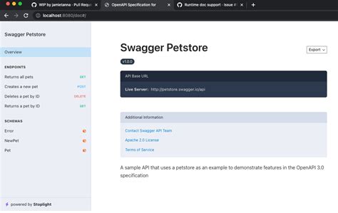 Runtime Doc Support Issue Oapi Codegen Oapi Codegen Github