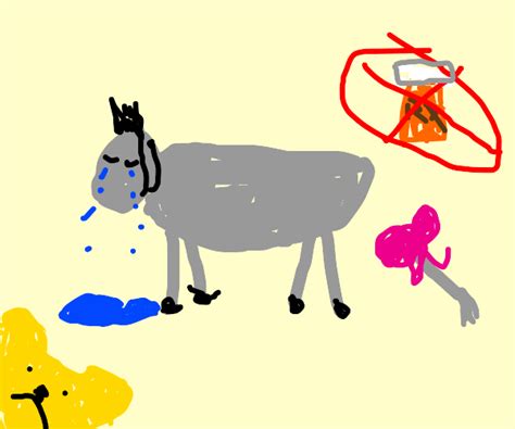 Eeyore On An Island Drawception