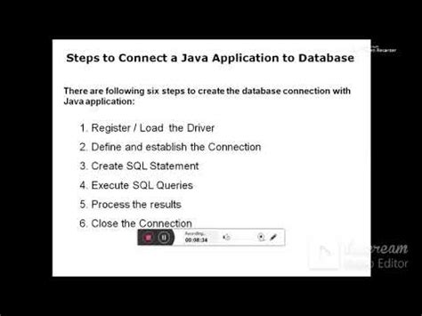 5 4 JDBC API Connection Statement And Resultset Interfaces YouTube