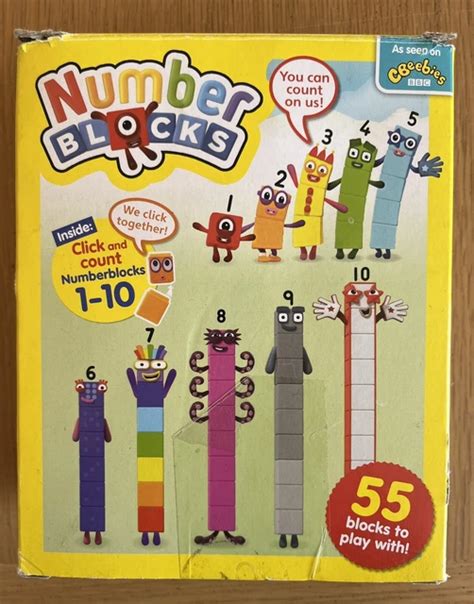 Numberblocks Set Click And Count Cbeebies Maths Eyfs £10 00 Picclick Uk