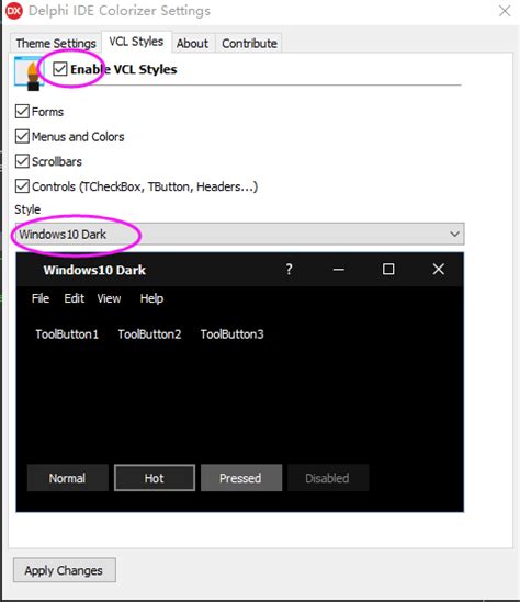 设置delphi ide背景颜色为全黑色，类似vs2017 深色 csdn博客