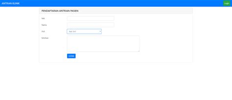 Source Code Program Antrian Klinik Php Mysqli Bootstrap Dan Jquery Dengan Suara Kaskus