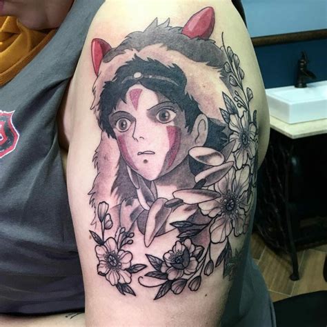 70 Amazing Princess Mononoke Tattoo Designs You Need To See