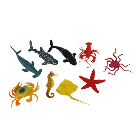 ზღვის ცხოველების ნაკრები ჭიტა