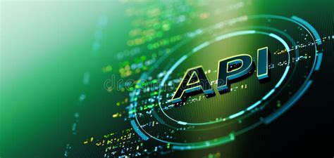 Api Application Programming Interface Concept Digital Communication And Software Development