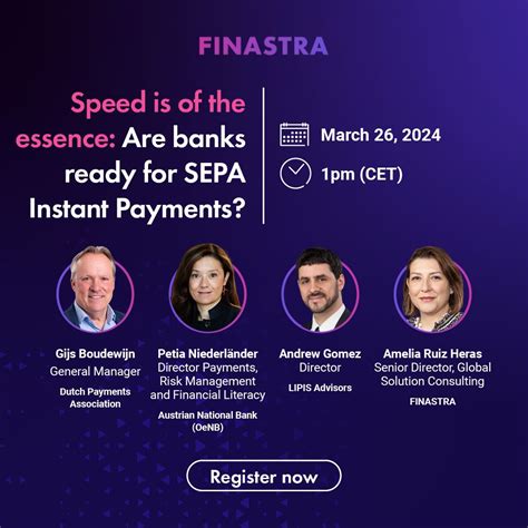 Speed Is Of The Essence Are Banks Ready For Sepa Instant Payments