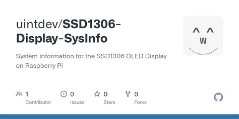 Github Uintdevssd1306 Display Sysinfo System Information For The
