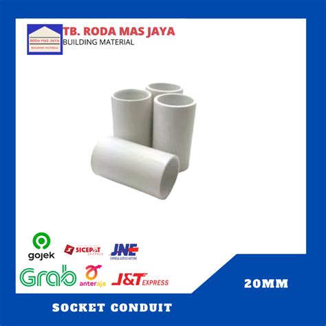 Jual Socket Sock Socket Pipa Conduit 20mm Shopee Indonesia