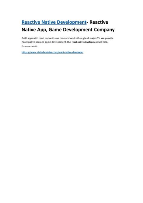 Ppt React Native Croaking The Native Development Powerpoint Presentation Id9041459