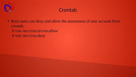 Crontab Pdf Operating Systems Computer Software And Applications