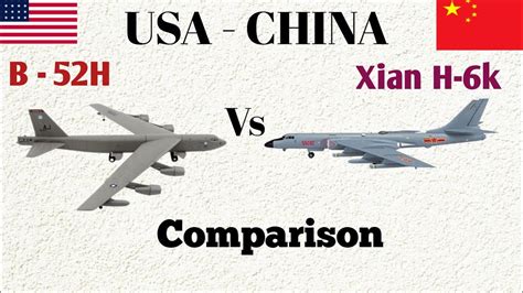 B 52 Stratofortress Vs Xian H 6 Bomber Aircraft Specifications