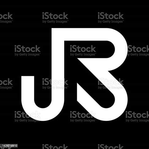 최소한의 Rj 로고 고급 배경에 Jr 문자의 아이콘입니다 Jr 모노그램 이니셜을 기반으로 한 로고 아이디어 전문적인 다양한 문자 기호와 배경에 Rj 로고 0명에 대한 스톡