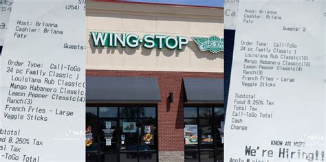 Wingstop Customer Says Worker Wrote Faty On His Receipt After Calling
