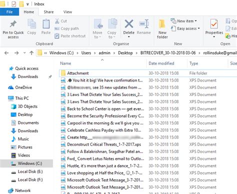 PST To XPS Tool To Convert Outlook Email To XPS XML Paper Specification Format