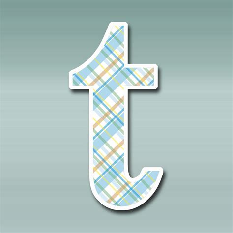 GRANNY ENCHANTED S BLOG Blue Tan Plaid Free Lower Case Scrapbook Alphabet