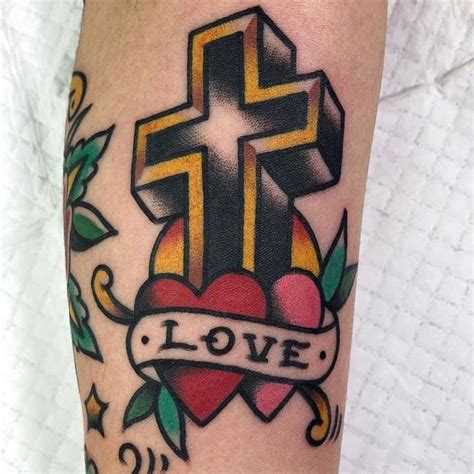 Sailor Jerry Cross Tattoo