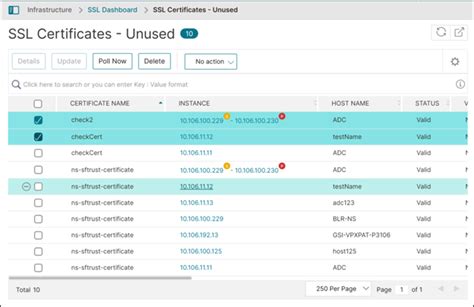 Use The SSL Dashboard NetScaler Console Service