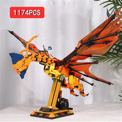 움직이는 창의적인 팬텀 플라잉 드래곤 빌딩 블록 판타지 공룡 Toruk Makto 모델 벽돌 장난감 어린이 선물 1174 개 Aliexpress