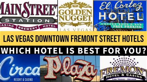 Downtown Las Vegas Fremont Street Hotels Where Will You Stay Youtube